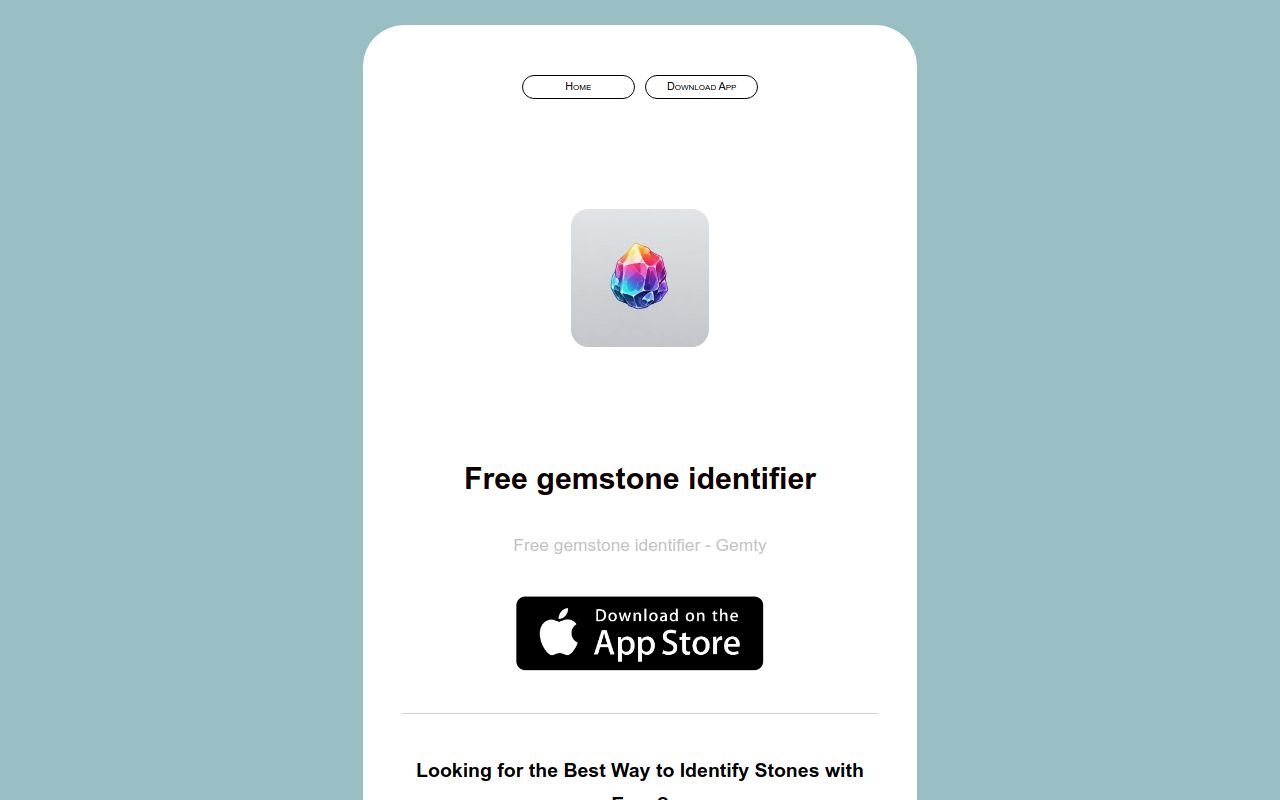 Free gemstone identifier - Gemty